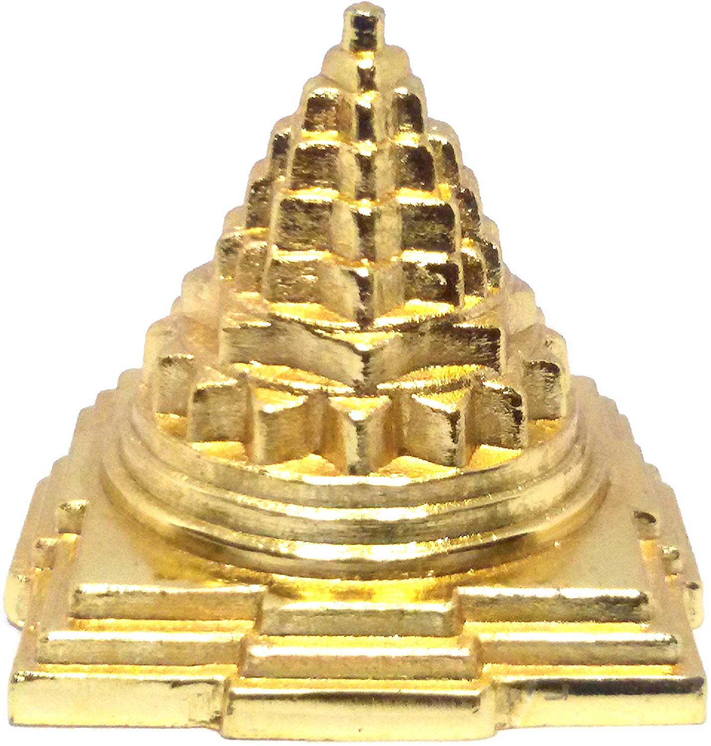 Combo Of Metal Shree Yantra And Brass Shivling - Pick Use