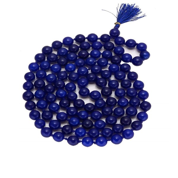 Bule Hakik Mala Jaap Mala 108 Beads Mala 6 MM - Pick Use