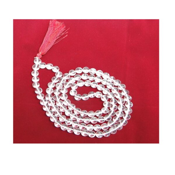 Original Sphatik Mala Clear Crystal Stone Mala - Pick Use
