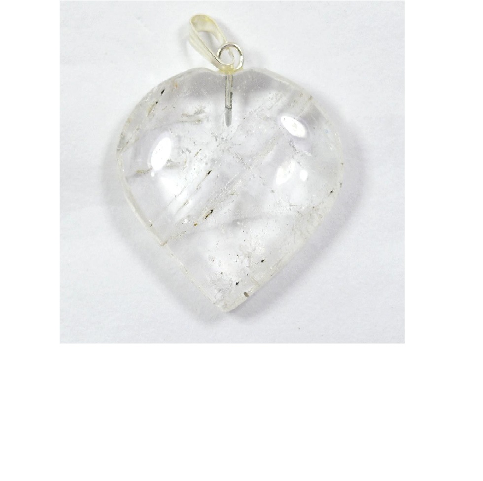 Crystal Clear Heart Pendant - Pick Use